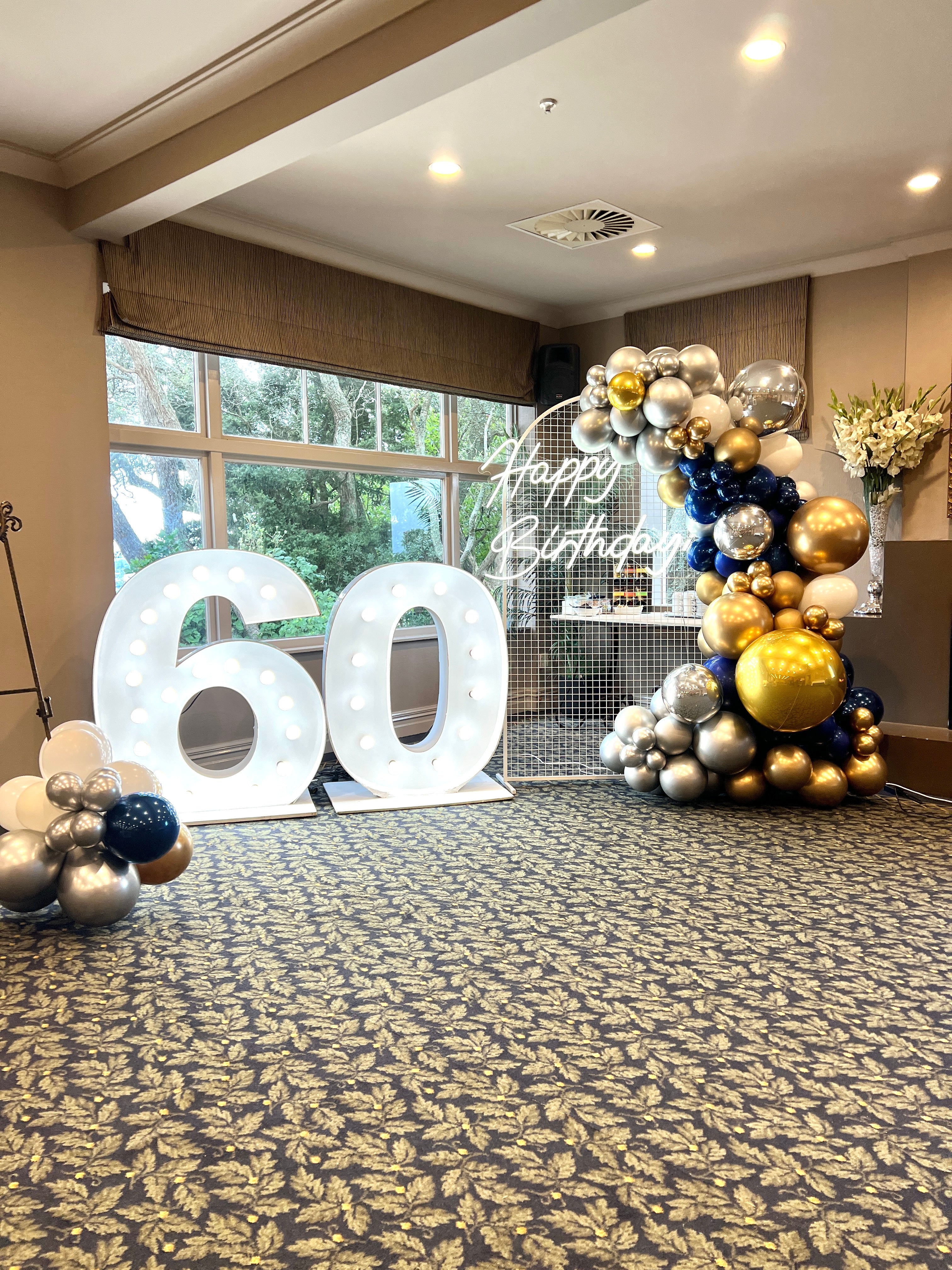 60th birthday decoration ideas store