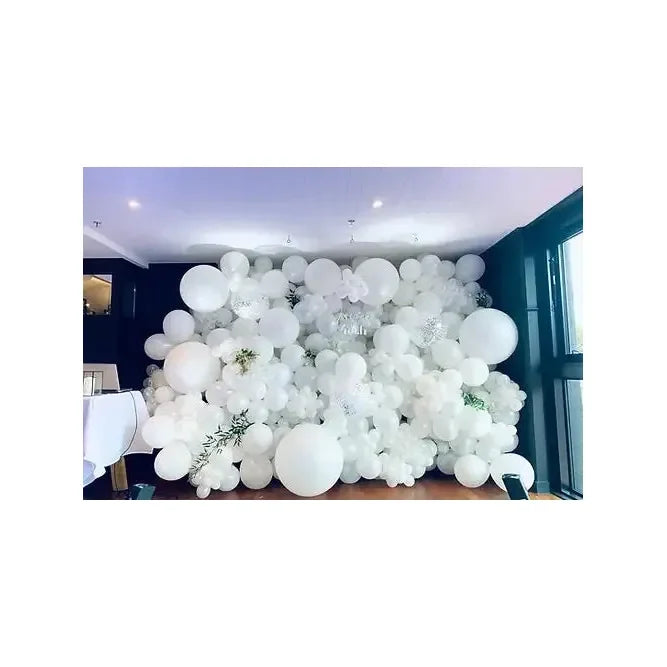 All-White Balloon Wall | Create an Elegant Atmosphere for Your Event ...